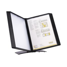Easymount Table Display A4 Black for 10 Pockets
