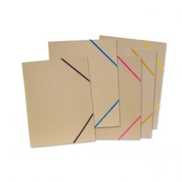 Paper File Carton Nature Assorted Colors 5 Pack